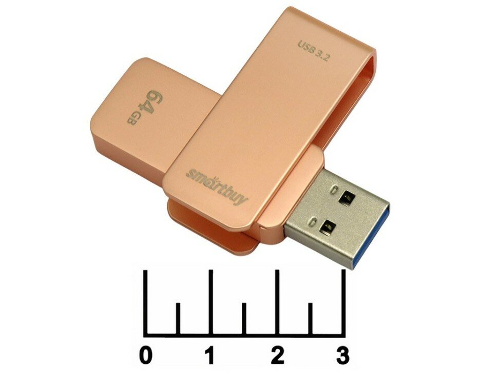 Flash USB 3.2 64Gb Smartbuy Gen1 M1 Metal