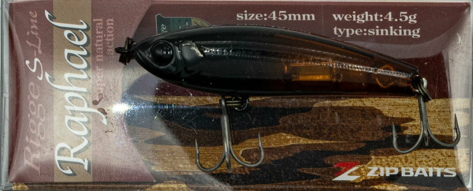 Воблер рыболовный ZipBaits Rigge Raphael 45S, 4.5 гр, цвет 557