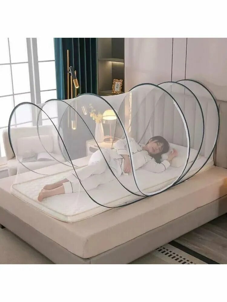 Палатка Mosquito Net, углепластик, 1 слой, быстросборная, противомоскитная, белая