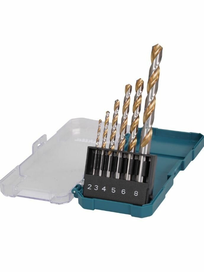 Набор сверл по металлу HSS-G 5 шт. (4,5,6,8,10 мм) Makita D-77241