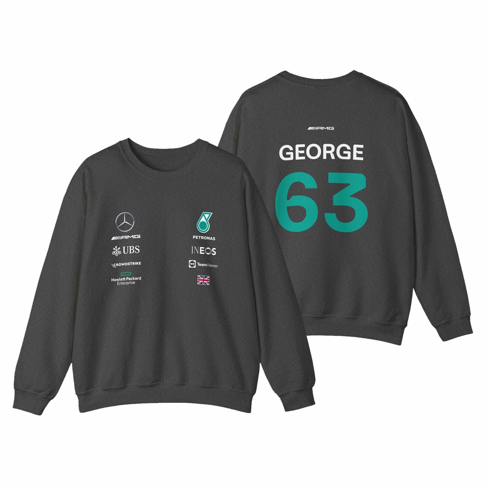 Формула 1 - Mercedes AMG F1 Team Racing унисекс-джерси