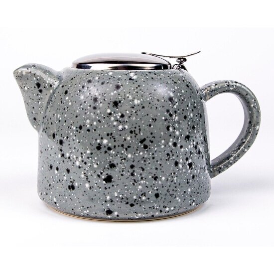 Чайник Elrington феличита с фильтром, белый с синей крошкой, 600 мл (109-06174)