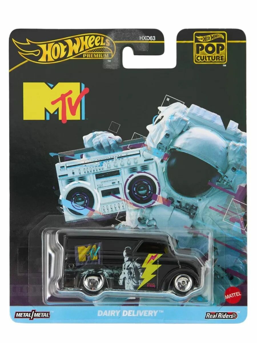 HVJ44 Hot Wheels Premium Pop Culture машинка металлическая игрушка коллекционная масштабная модель премиальная Dairy Delivery