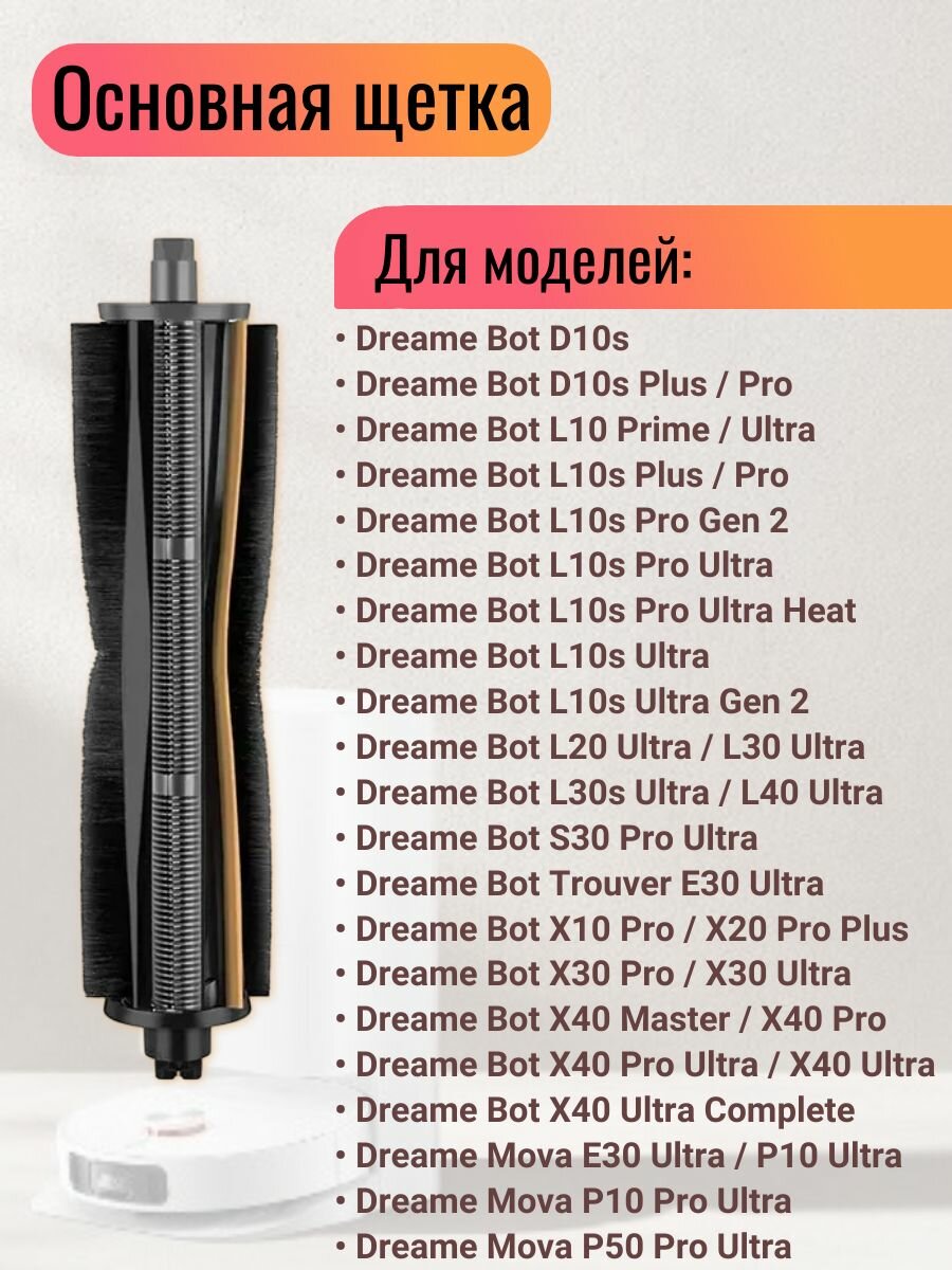 Основная щетка с лезвием для Dreame и Xiaomi