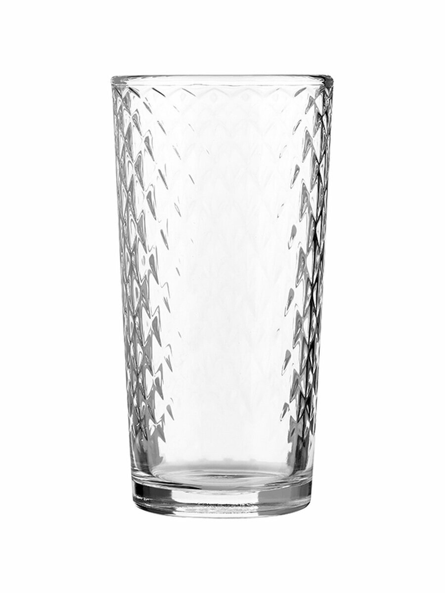 Хайбол "Кристалл", стакан - 6 шт. 230 мл, H - 12.6 см, D - 6.5 см.
