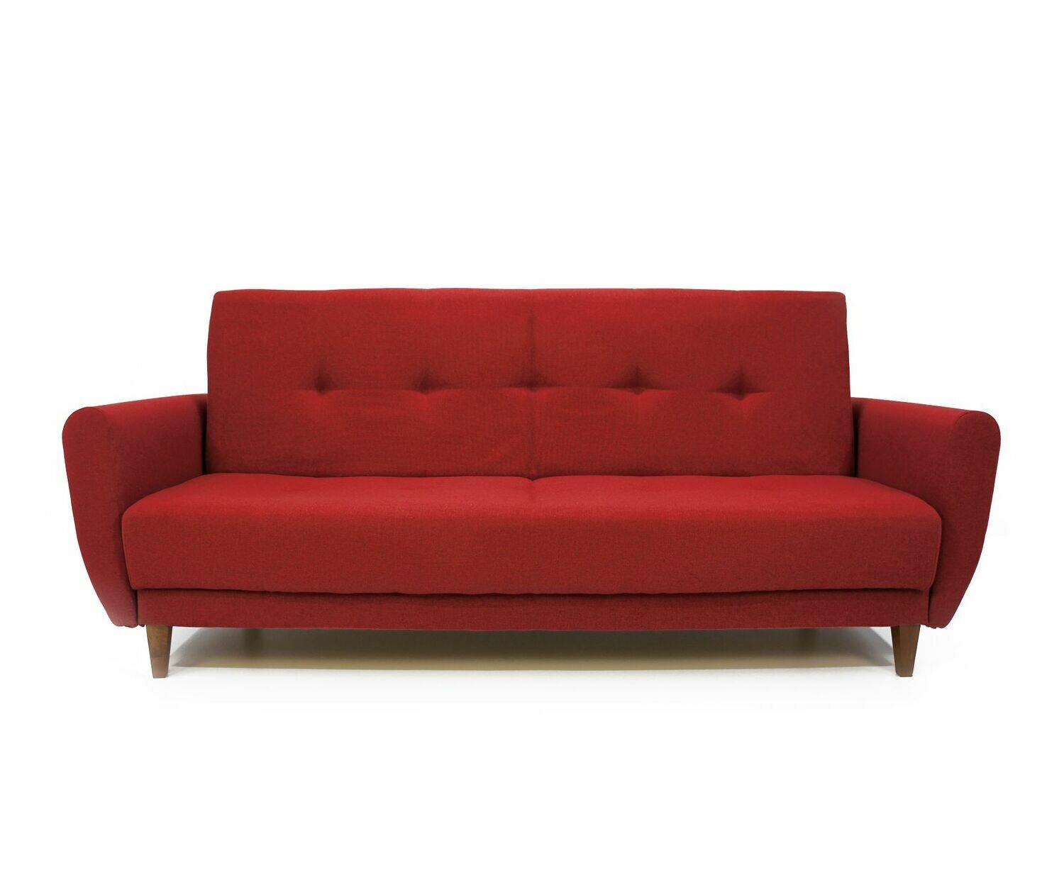 Диван книжка Fotodivan Сканди Красный Размеры: Высота 990мм Глубина 900мм Ширина 2210мм