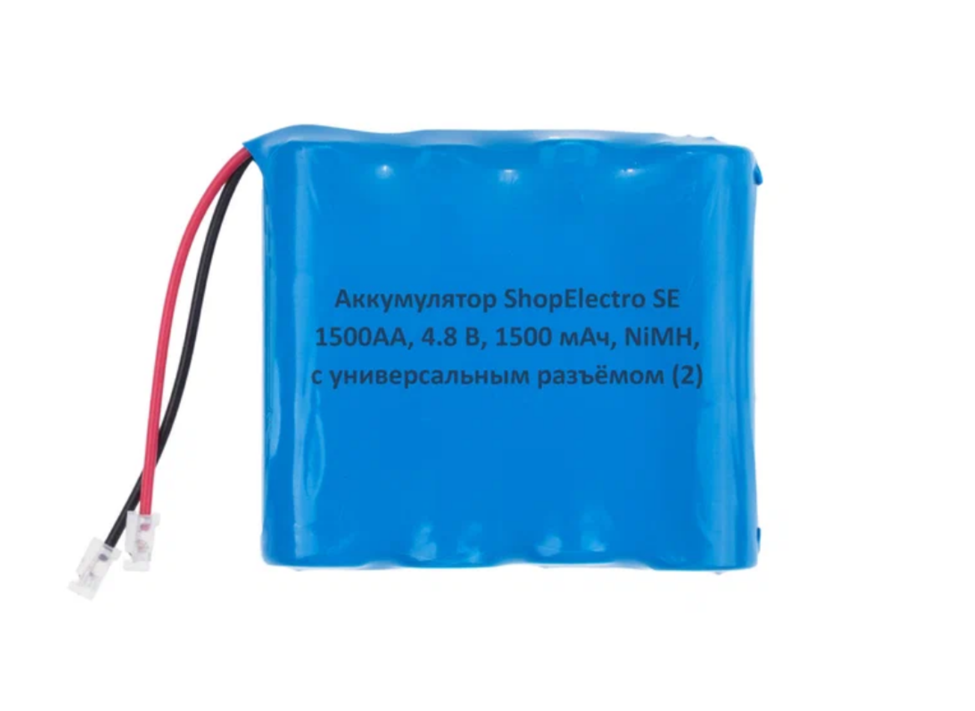 Аккумулятор ShopElectro SE1500АА, 4.8 В, 1500 мАч/ 4.8 V, 1500 mAh, NiMH, с универсальным разъёмом (1)