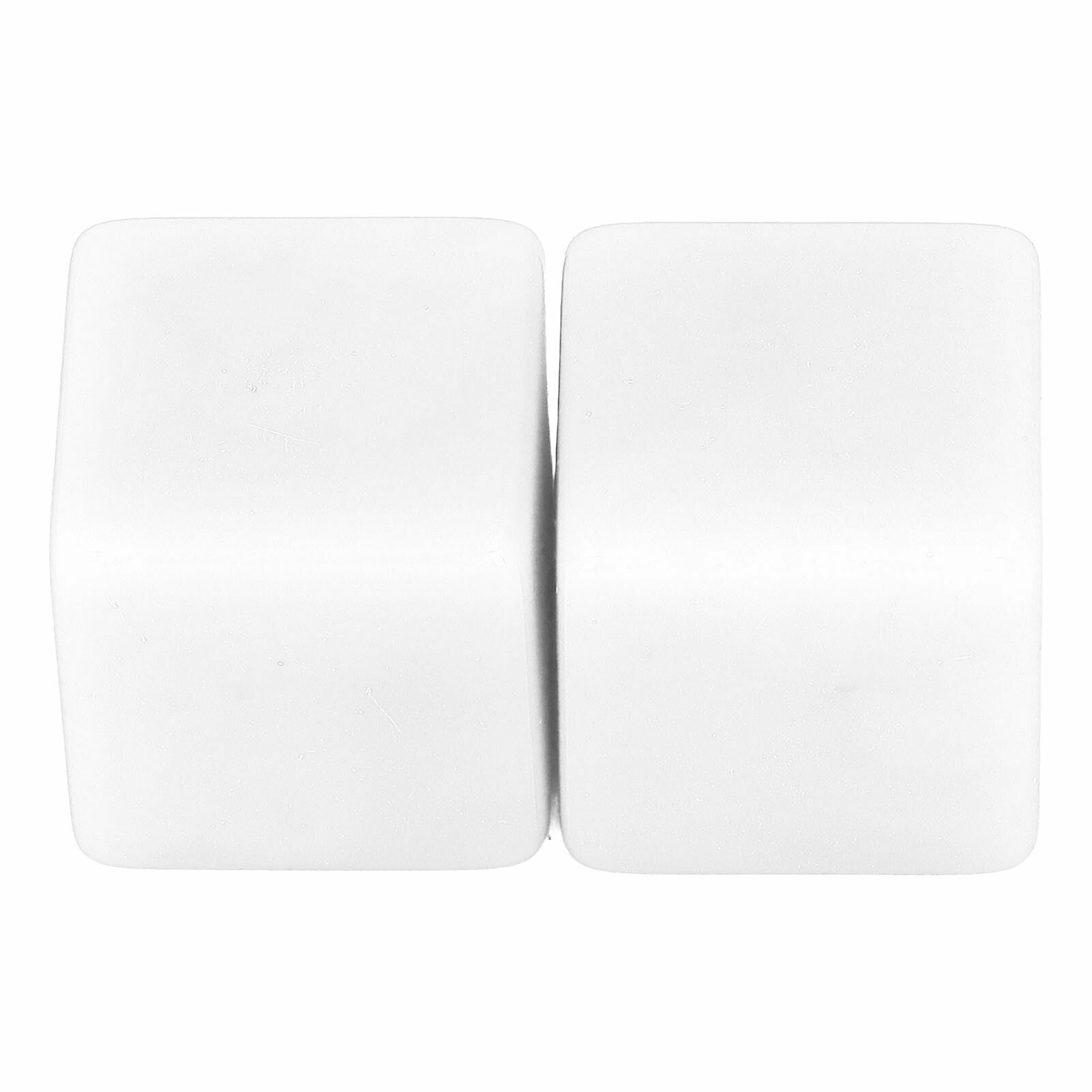 6шт Набор Пустых Кубиков Прямоугольных Пластиковых Гексаэдрических Кубов Для Класса Настольных Игр DIY Математики Счёта Учёбы Дополнения к Вечеринкам Белый 30x30x30mm