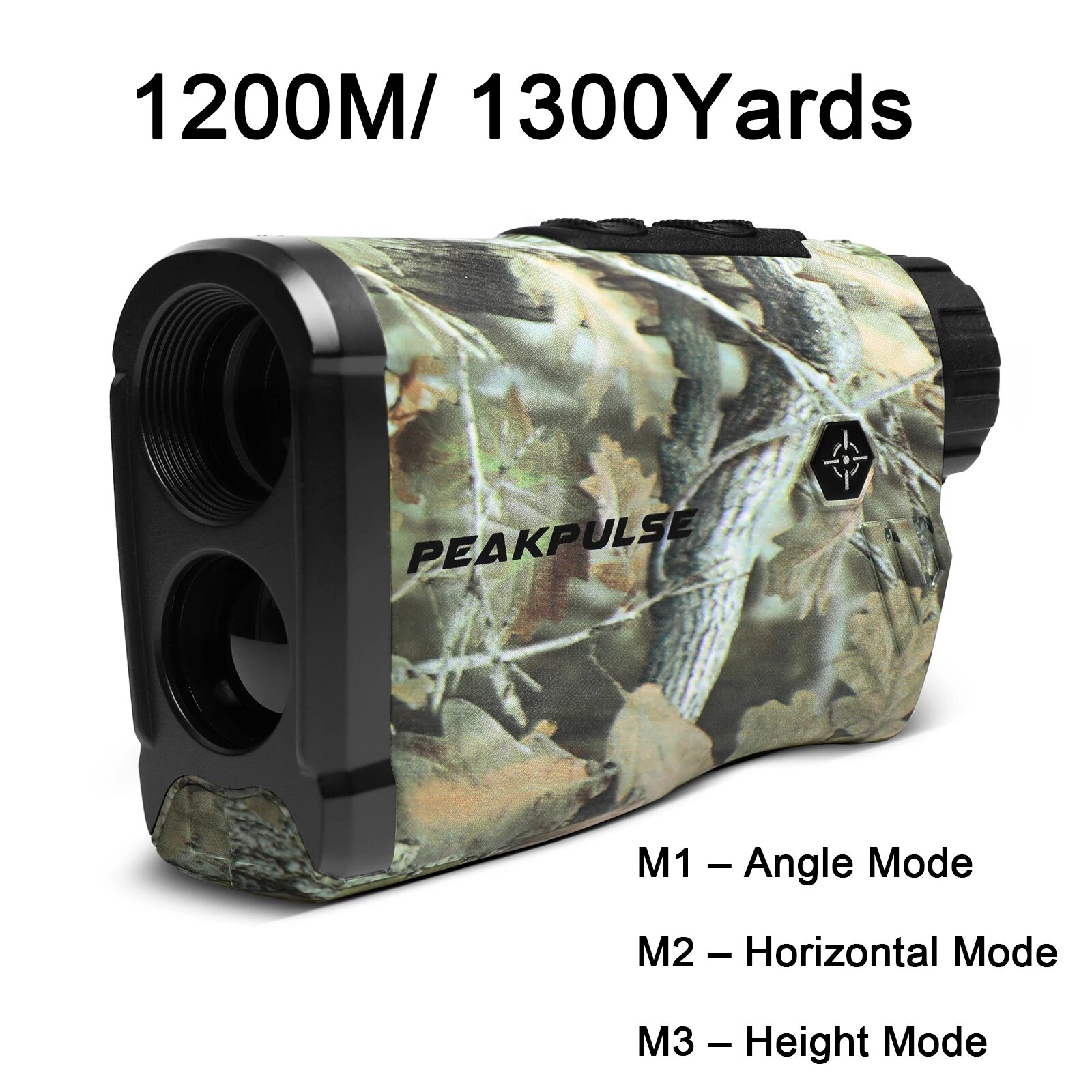 PEAKPULSE LC600A/1200A камуфляжный лазерный дальномер для охоты 1200 Yards