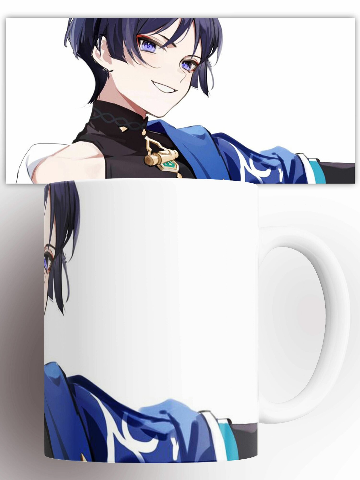 Кружка Геншин Импакт Genshin Impact Скарамучча 330 мл