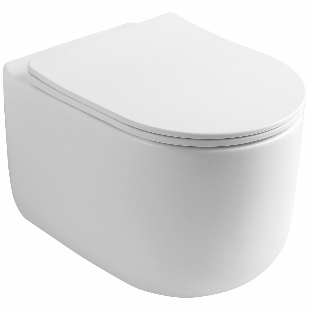 Унитаз подвесной SantiLine SL-5006 безободковый