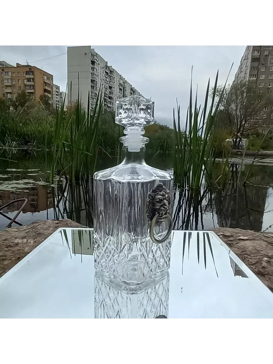 Графин граненый Лев 500мл