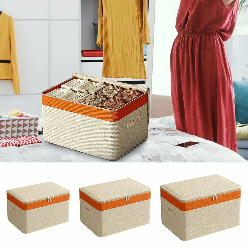 Кофр для хранения вещей, 70 см х 50 см х 40 см , 1 шт