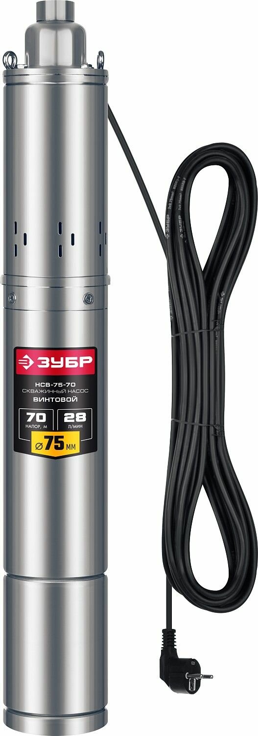 Насос скважиный ЗУБР НСВ-75-70 винтовой