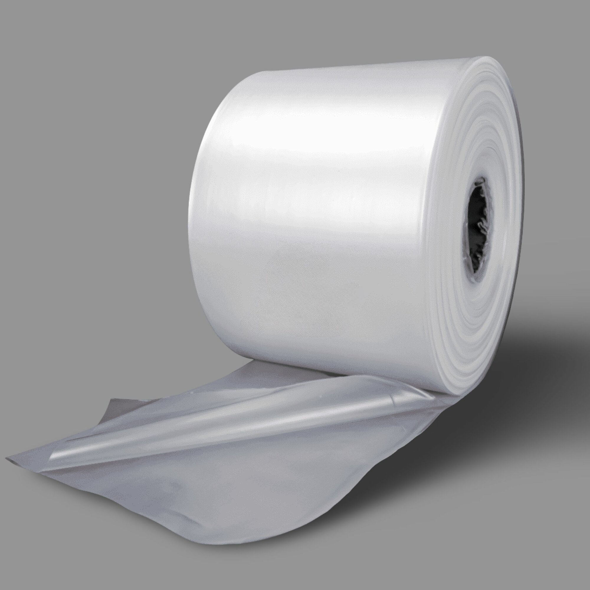 Термоусадочная упаковочная пленка ПВД (полурукав) прозрачная 20 см, длина 600 м, толщина 50 мкм