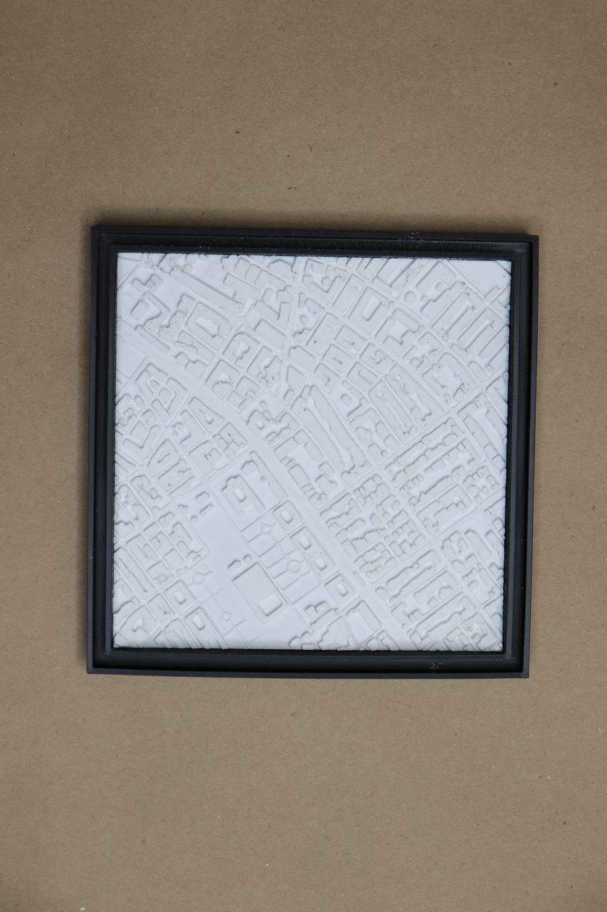 3D Картина настенная Стамбул Fatih настенная 12х12см белая