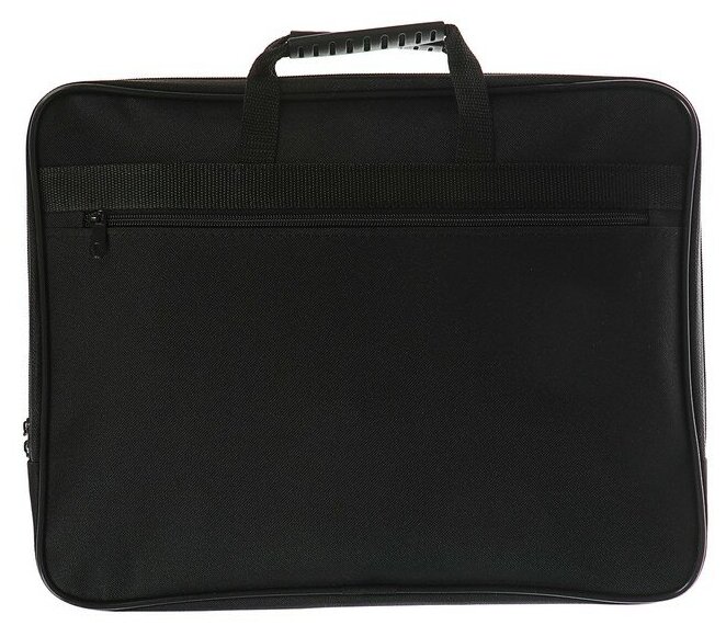 Папка с ручками текстильная А4, Calligrata «Офис», для бумаг, для офиса, 365×290×30 мм, 1Ш41, черная