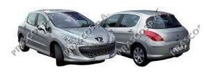 Крыло переднее прав. грунтованный пластик! Peugeot 308 07-11 Prasco арт. PG4243013