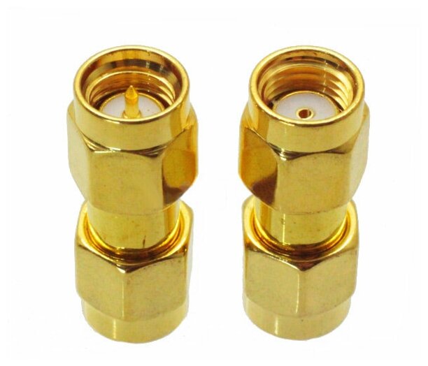 ВЧ-адаптер RP-SMA(male)-SMA(male)
