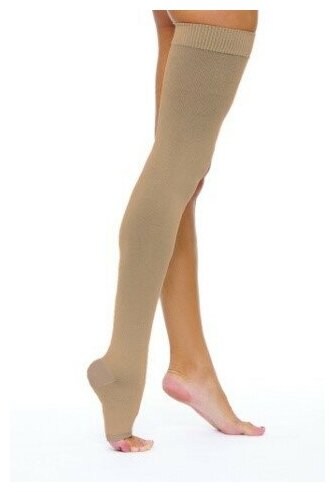 Чулок компрессионный с открытым мыском, II класс компрессии ЧККВ размер 4