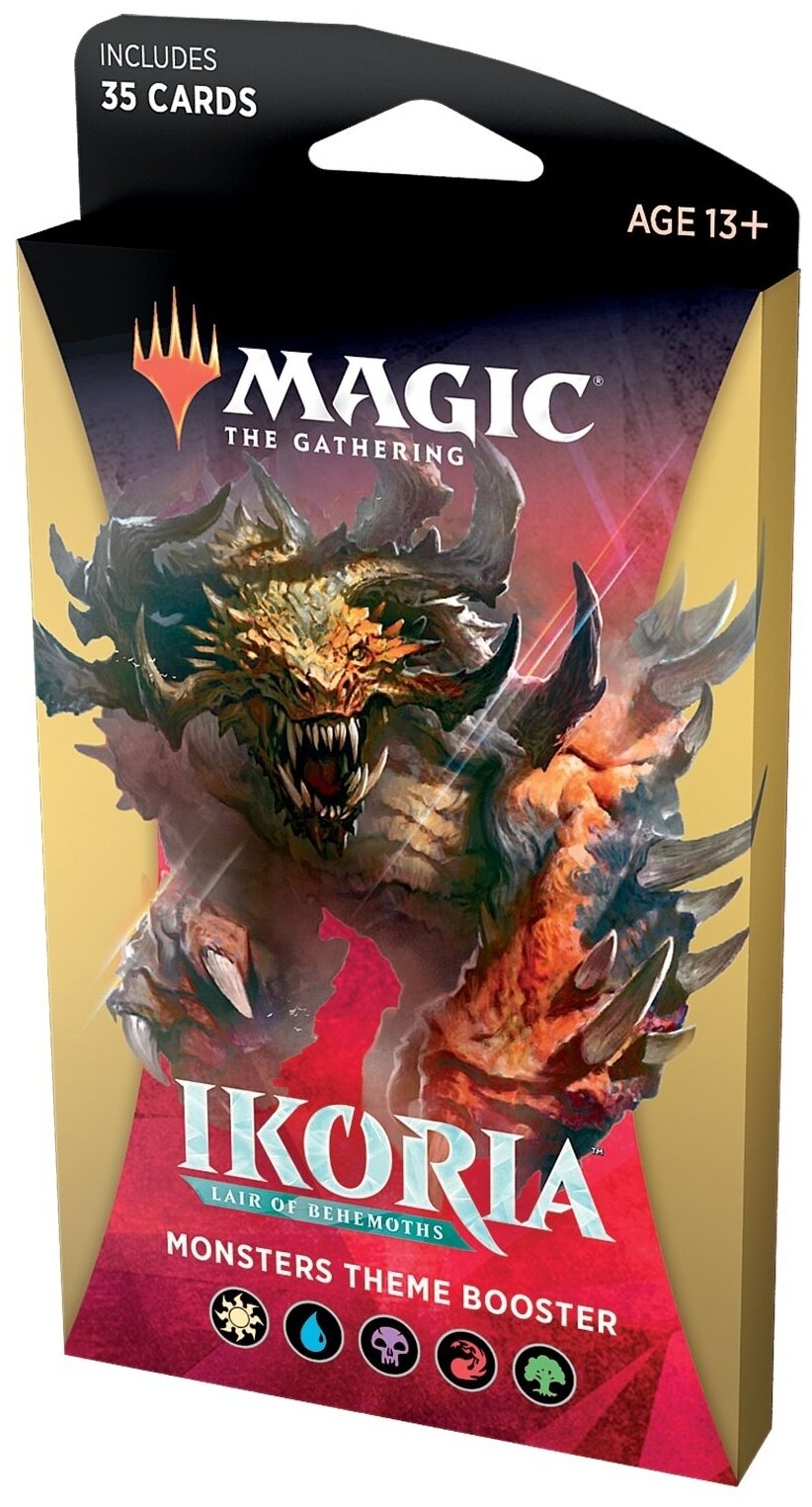 Magic The Gathering: Тематический Чудовищный бустер MTG издания Ikoria Lair of Behemoths на английском