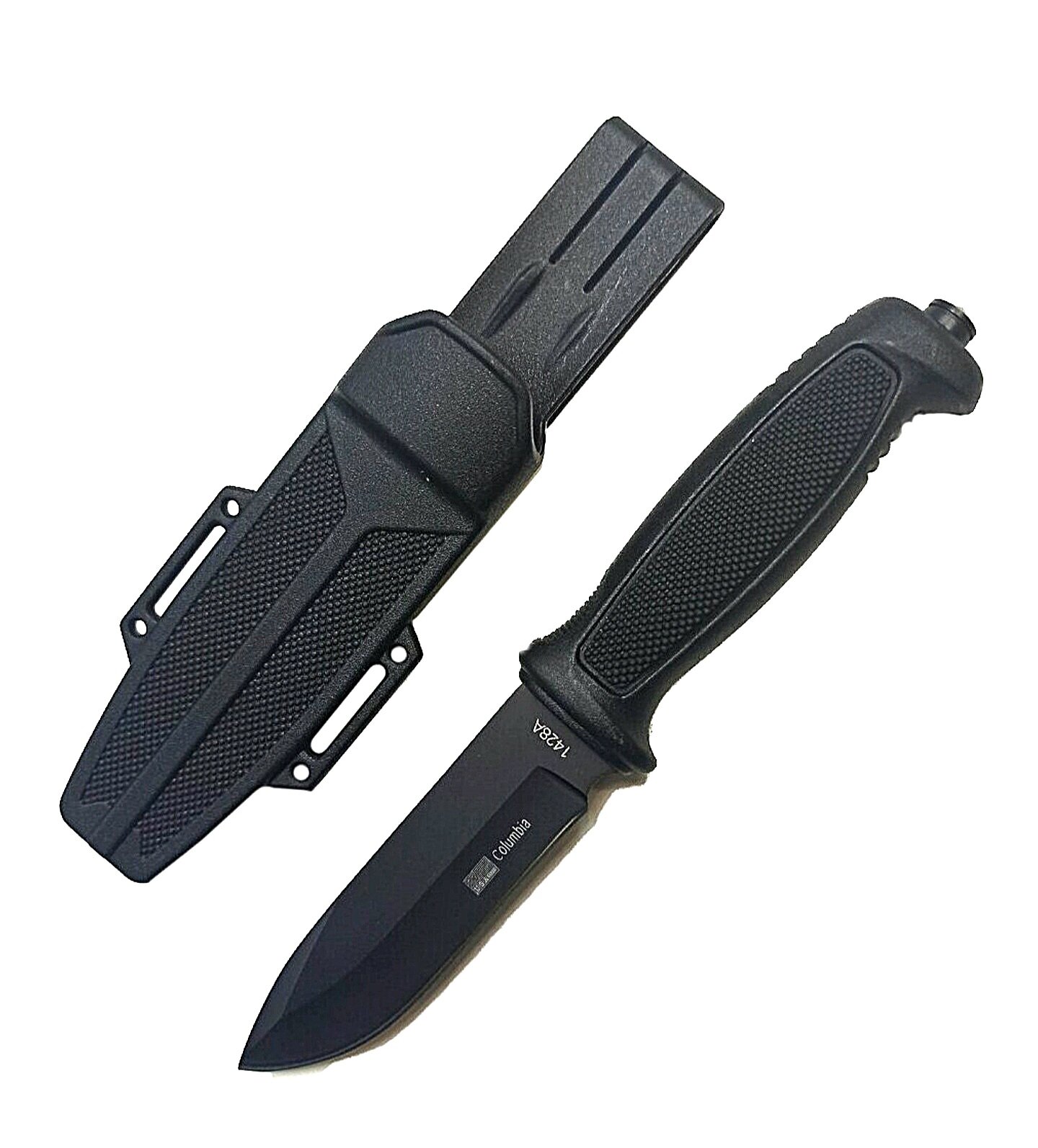 Туристический нож Columbia 1428A, с ножнами, нержавеющая сталь