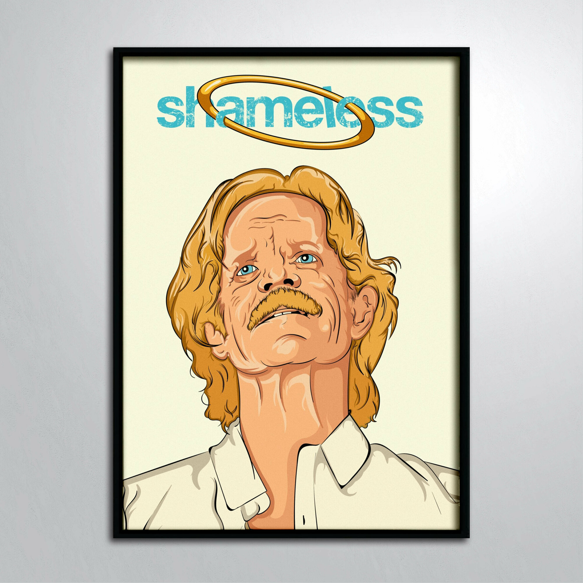 Постер без рамы/Бесстыжие Папаша Shameless (А2/420х594)