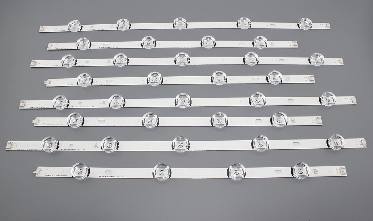 LED подсветка (светодиодная планка) для телевизора InnoteK DRT 3.0 47" LG 47LB, 47LF, комплект 8 шт