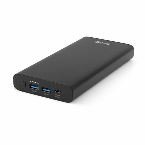 Внешний аккумулятор (Power Bank) TOPON TOP-T100, 26800мAч, черный [103270]