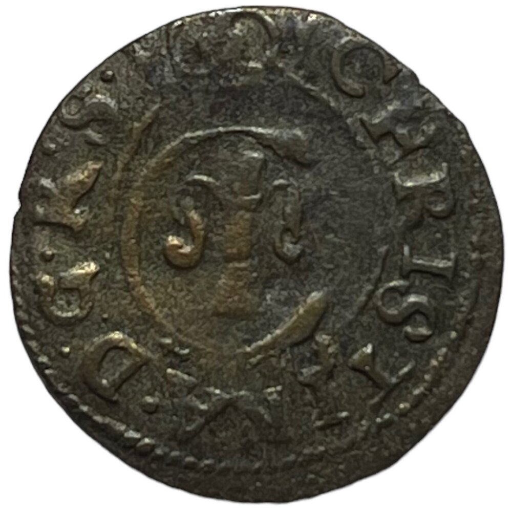 Ливония, Прибалтика 1 солид 1649 г.