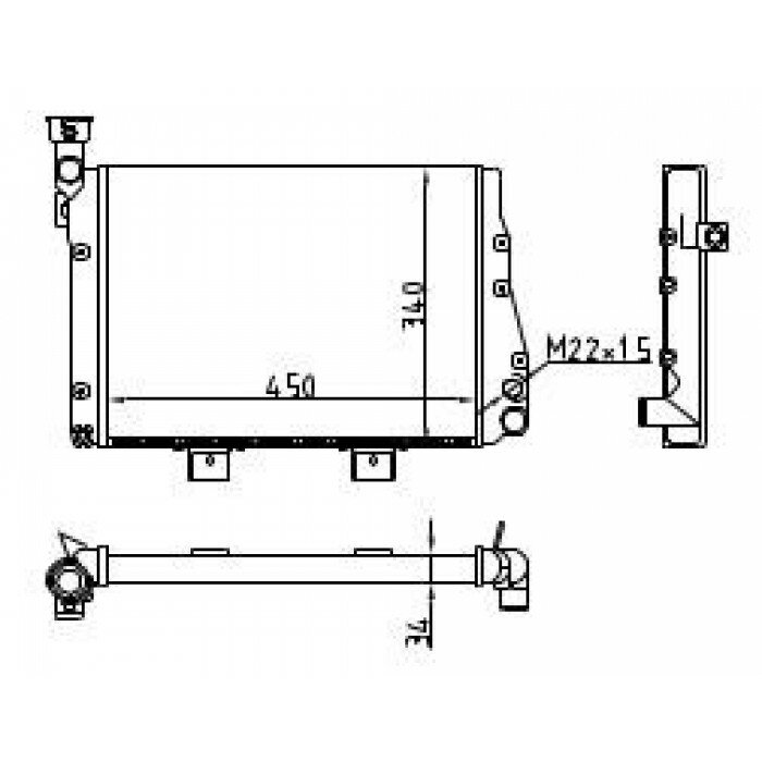 Радиатор 2106 2106-1301012 WONDERFUL