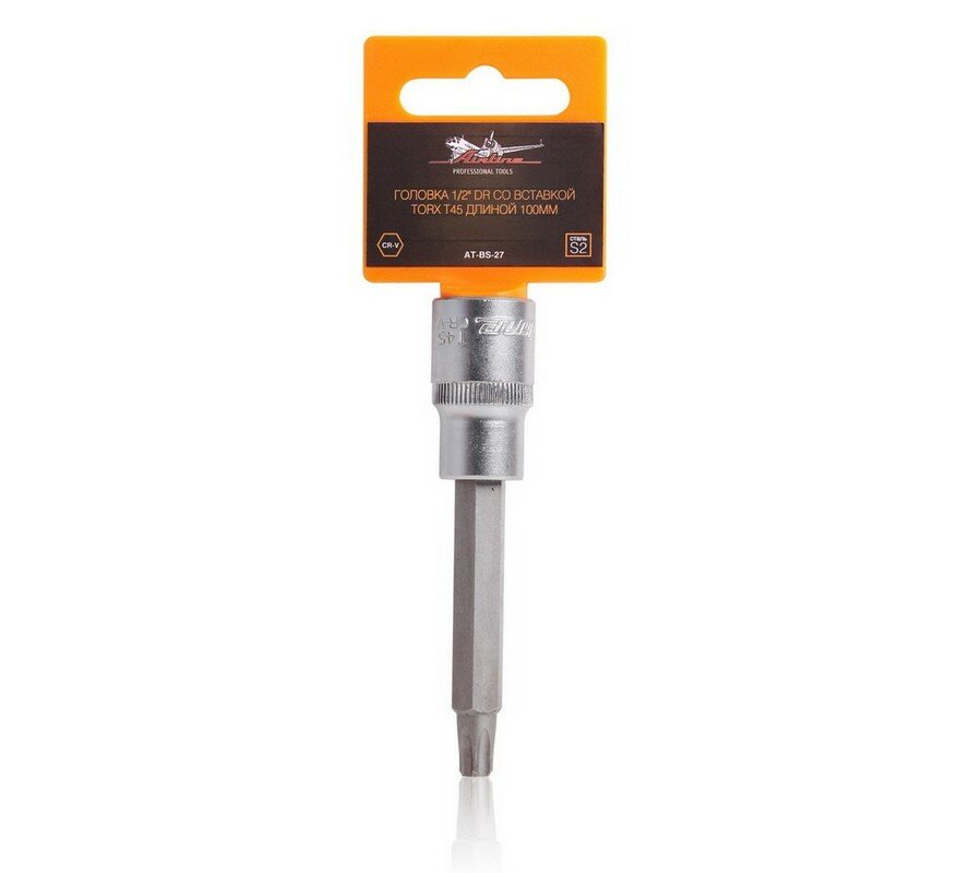 Головка 1/2" DR со вставкой TORX T45 длиной 100мм AIRLINE