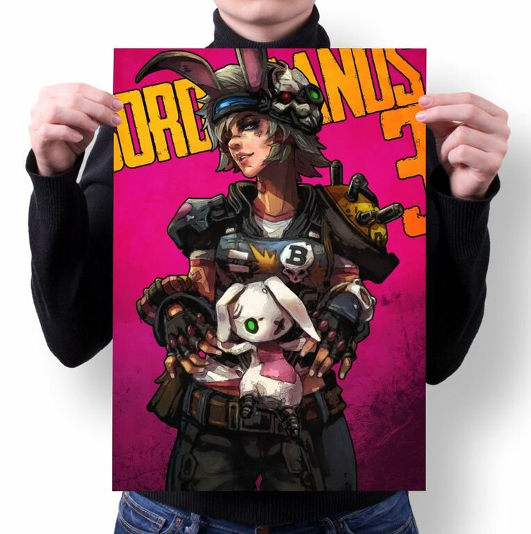 Плакат Borderlands, Бордерленд №2, А4