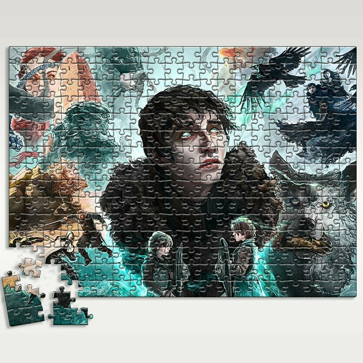 Пазл картонный А3: модель сериал игра престолов - 8724