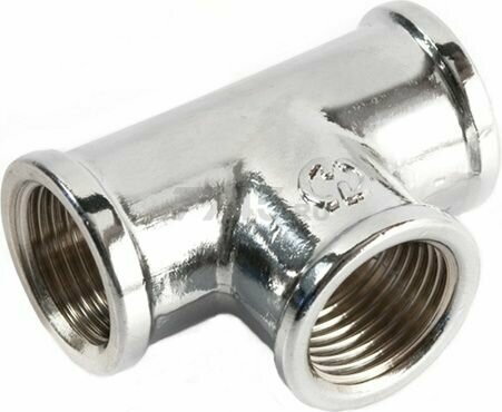 Тройник 3/4 г/г/г хром полир. GF