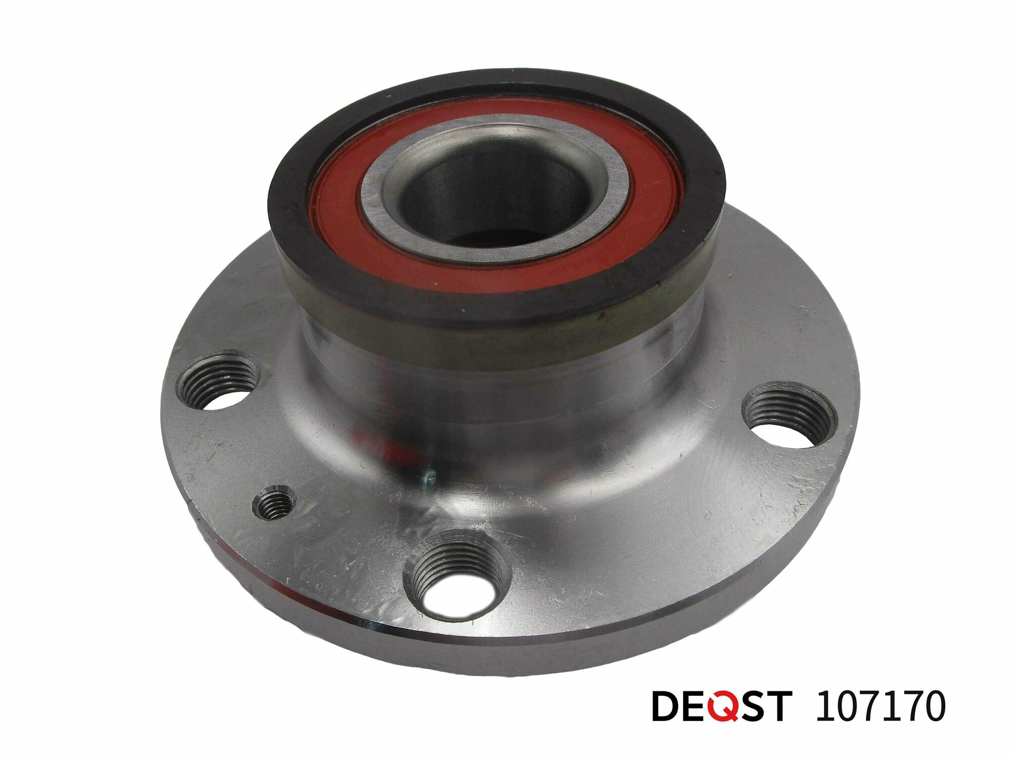 Ступица с подшипником в сборе задняя Skoda Fabia I 99-08, Fabia II 06- , VW Polo IV 01- , Pol 107170, Deqst 107170