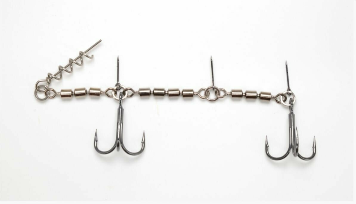 Стингер Narval Fishing Double Stingers #2/0 26cm 40kg (2 шт)