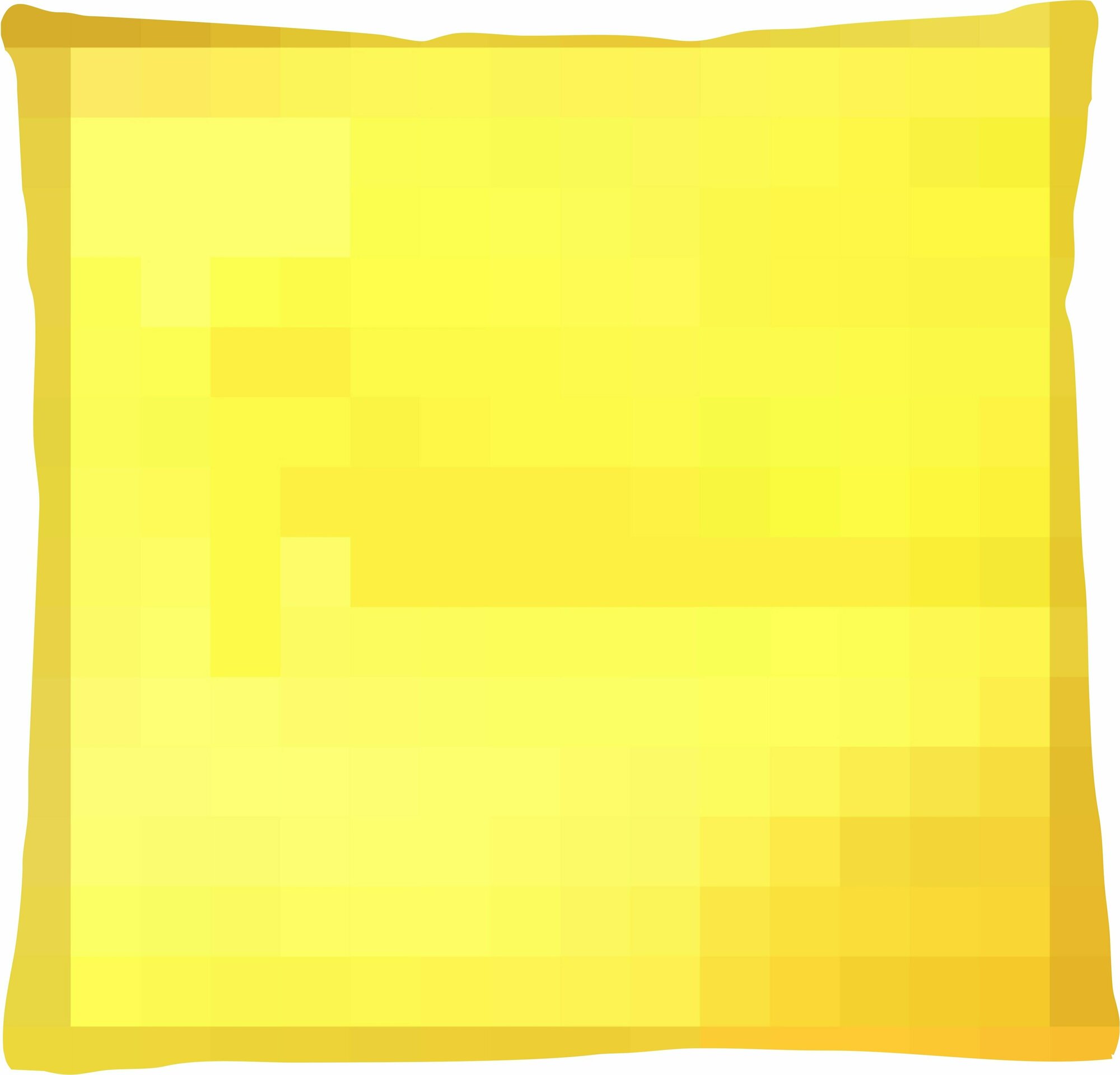 Подушка квадратная Золотой Блок Майнкрафт