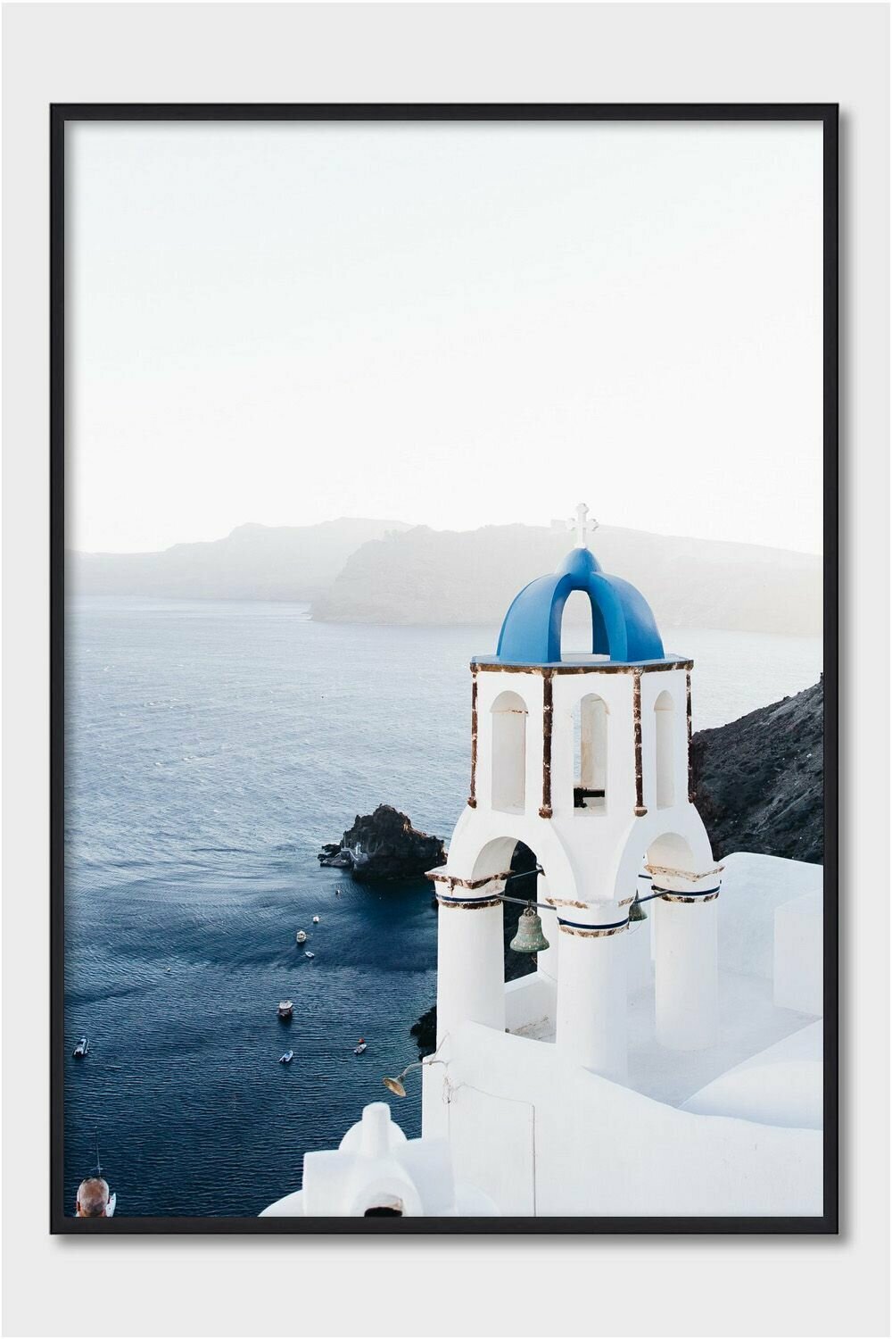 Постер для интерьера Postermarkt, 50х70 см в черной рамке, Море #52
