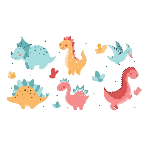 Наклейки стикеры Арты динозавров