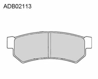 Колодки тормозные дисковые задние Allied Nippon ADB02113
