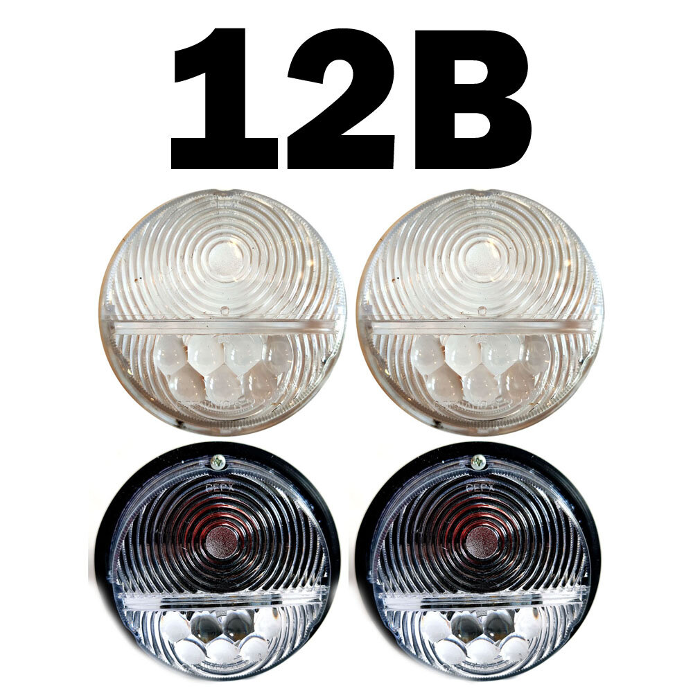 Фонарь УАЗ с ДХО, 7 линз 12 V Комплект 2 шт + 2 запасные рассеиватели. 22-01.83+Р22Г