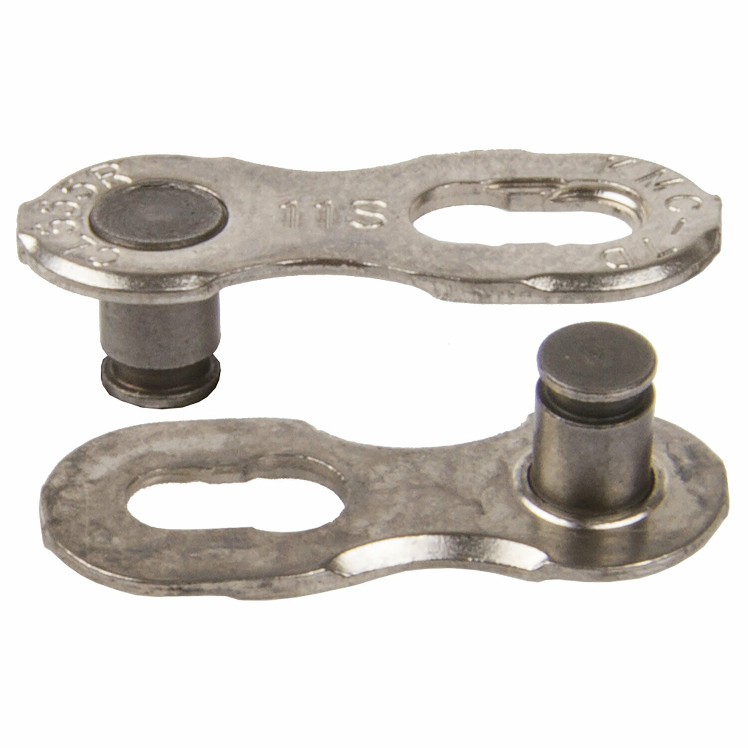 Замок велосипедной цепи КМС, 1/2"х11/128" нержавейка многоразовые, 11 скоростей, 2 штуки в комплекте