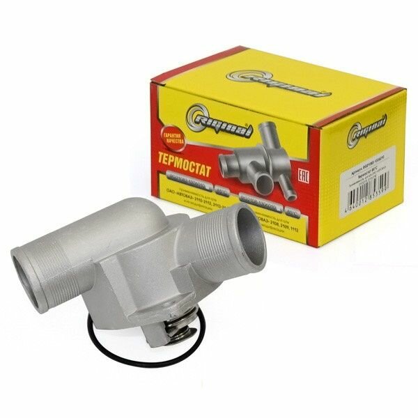 Термостат для ВАЗ 2110-2112 (термоэлемент + крышка) под датчик (н/о c 08.2003 г) арт RG21082-1306010