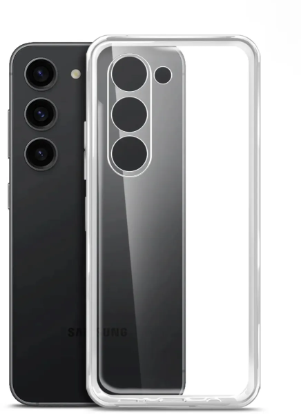 Накладка силикон Borasco для Samsung Galaxy S24 Прозрачный