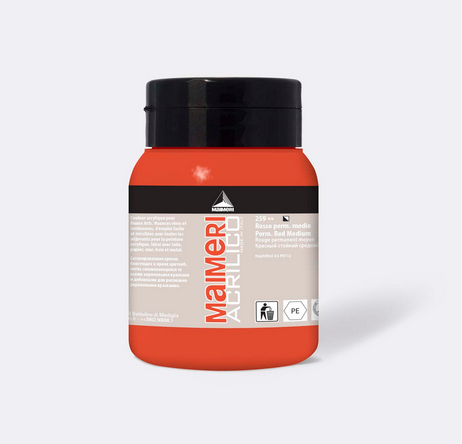 Акрил MAIMERI "ACRILICO" Кадмий красный средний 500ml