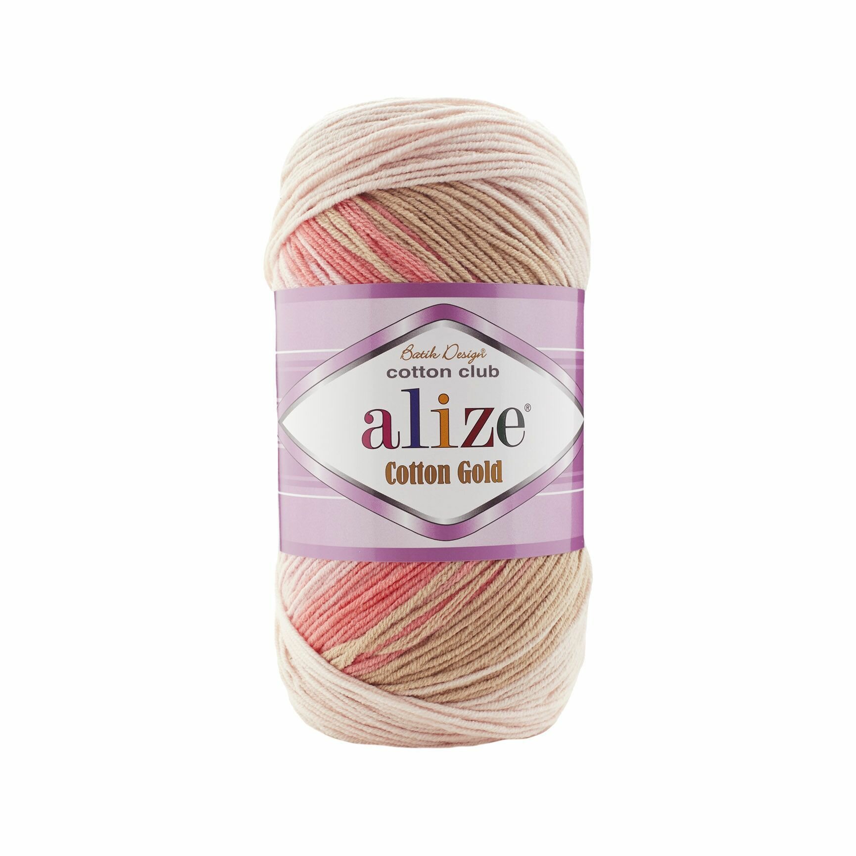 Пряжа ALIZE Cotton Gold Batik (5 моточков-100гр.) №5970, 55% хлопок 45% акрил