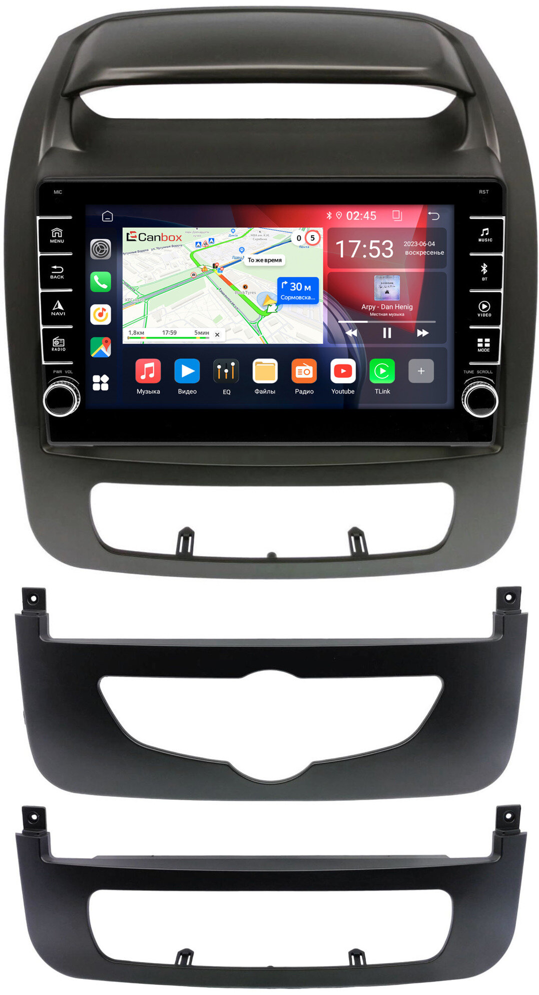Штатная магнитола Canbox BGT9-1404 для Kia Sorento 2 2012-2021 на Android 10 (IPS, DSP, CarPlay)