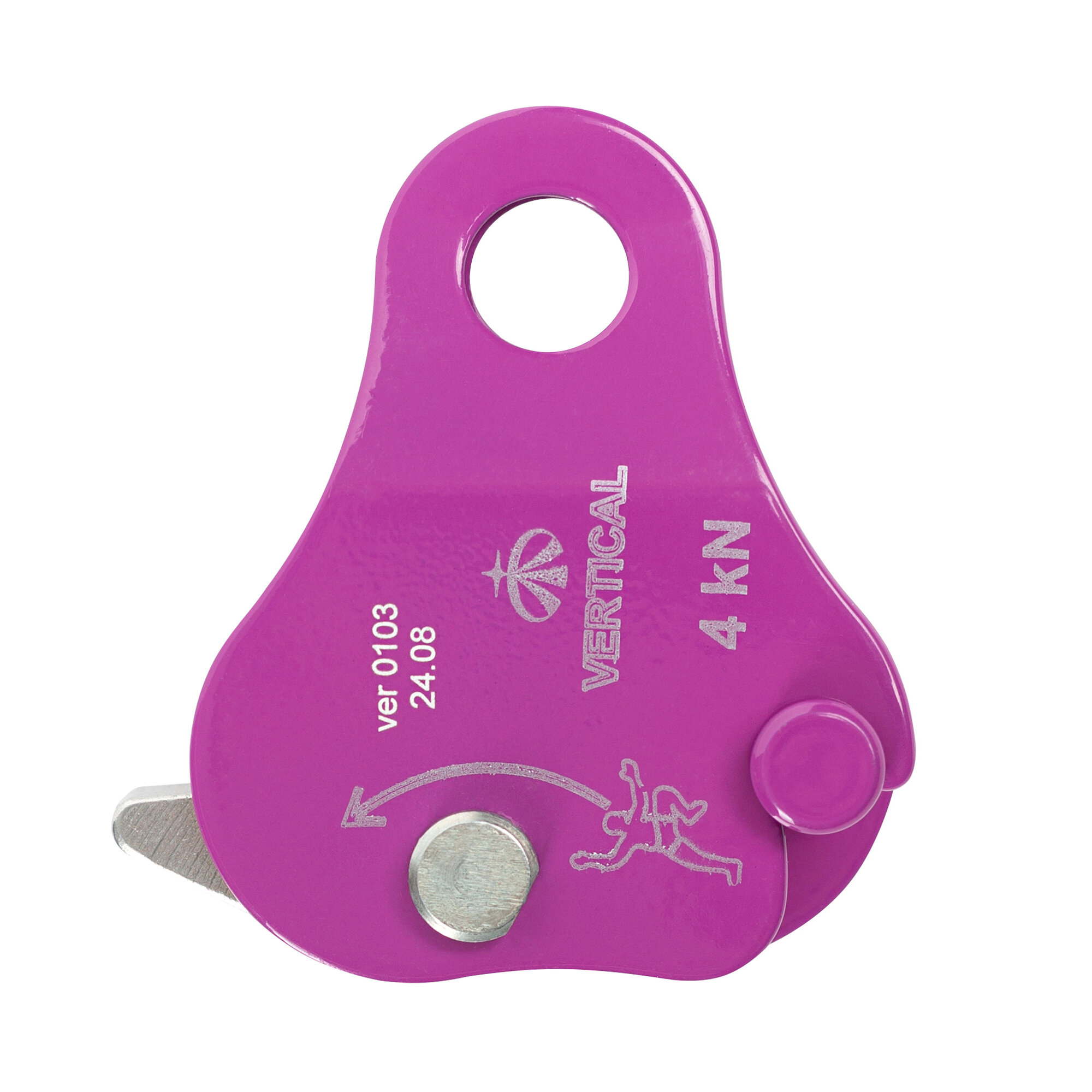 Зажимы Капли Вертикаль Зажим верёвочный Капля дюраль ver 0103