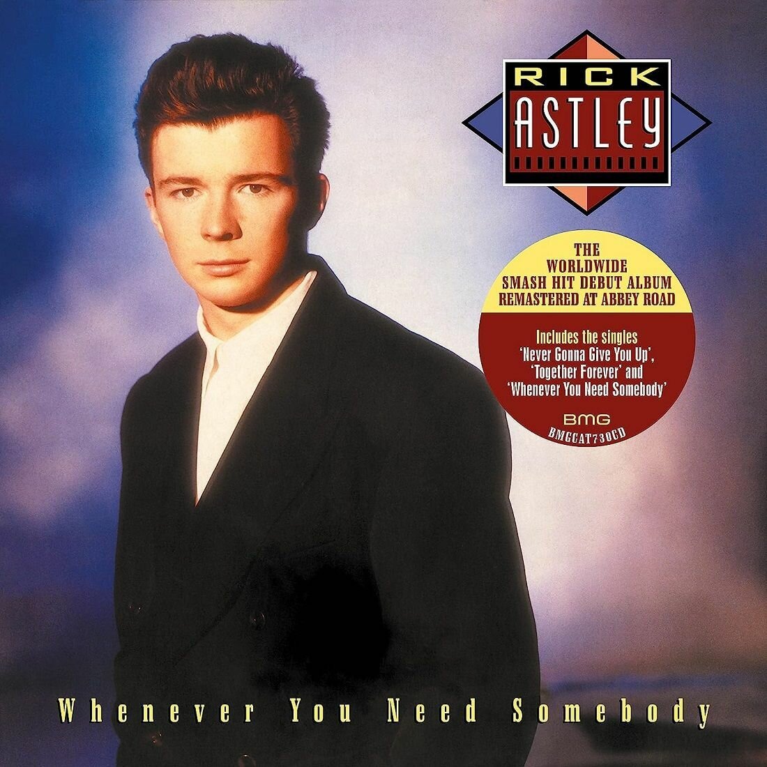 Rick Astley. Whenever You Need Somebody (CD Digi Reissue) (Компакт-диск)